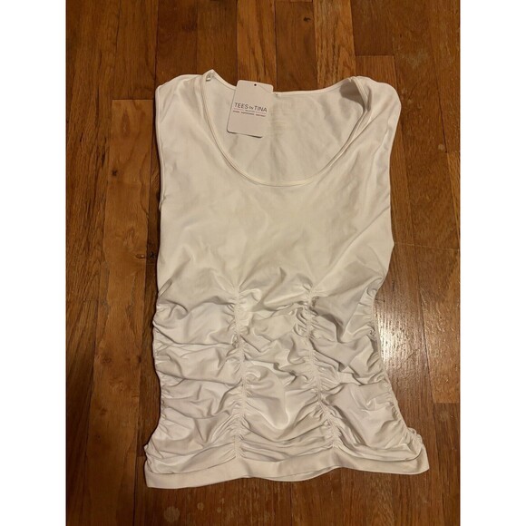 Tees by Tina | Tops | New Tees By Tina Ruched Tank Top Women One Size ...